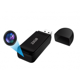 Dold kamera i USB-sticka, 1080p, 32GB, rörelsedetektering, video ...