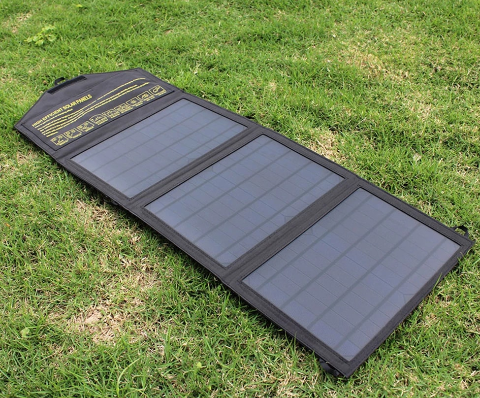 Köp portabel Solpanel 21W billigt online | Prylstaden.se