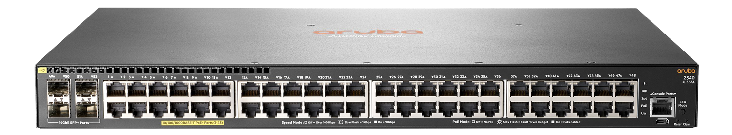 Aruba 2540 48G PoE+ 4SFP+ Switch